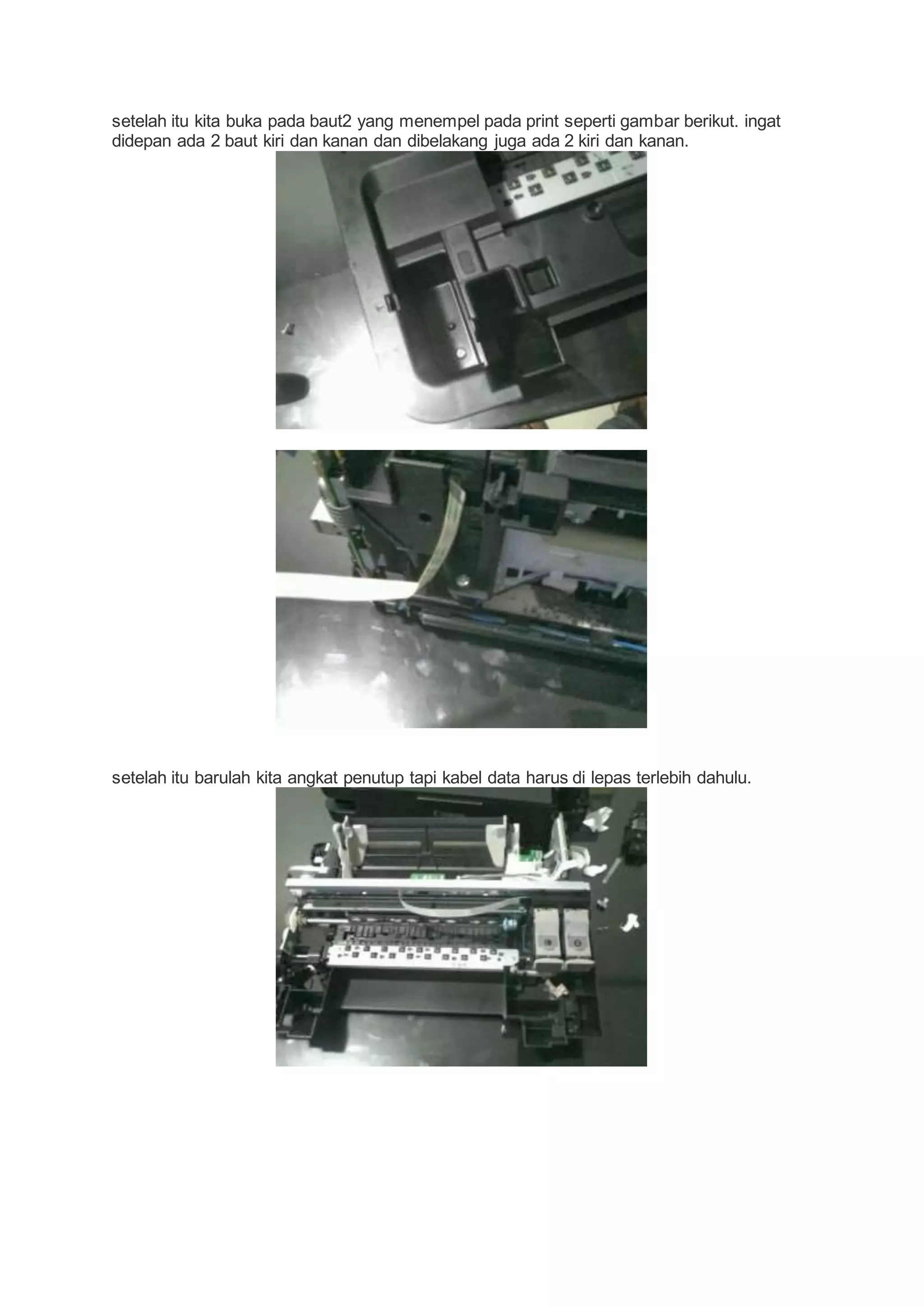 Bongkar pixma mp237 | PDF