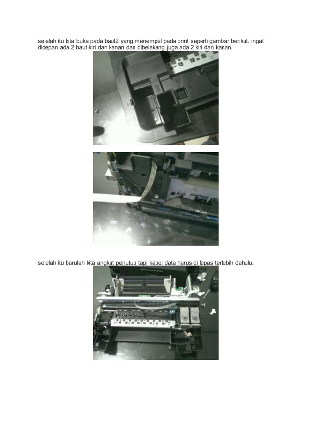 Bongkar pixma mp237 | PDF