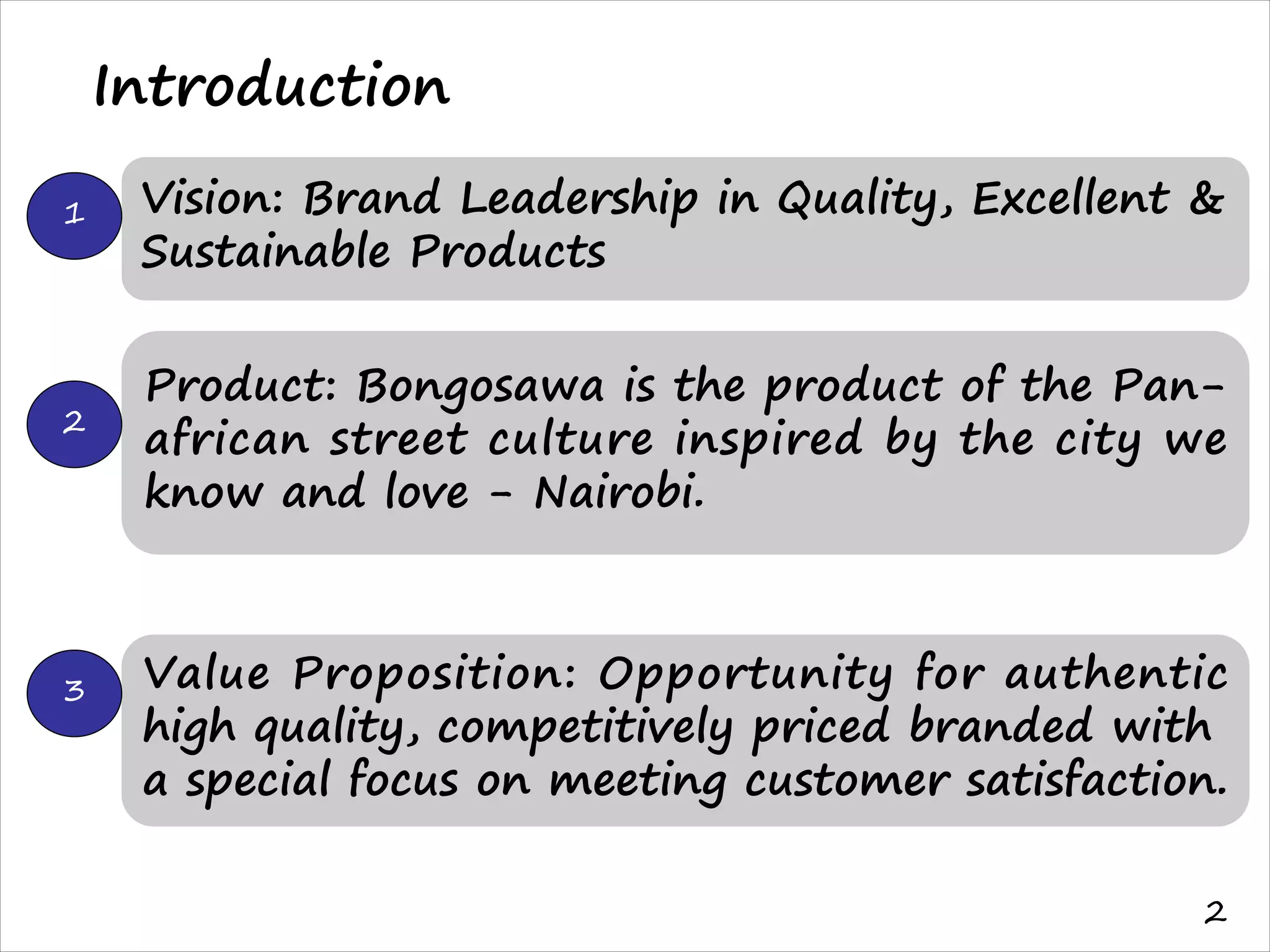 Bongosawa Clothing Kenya presentation | PDF