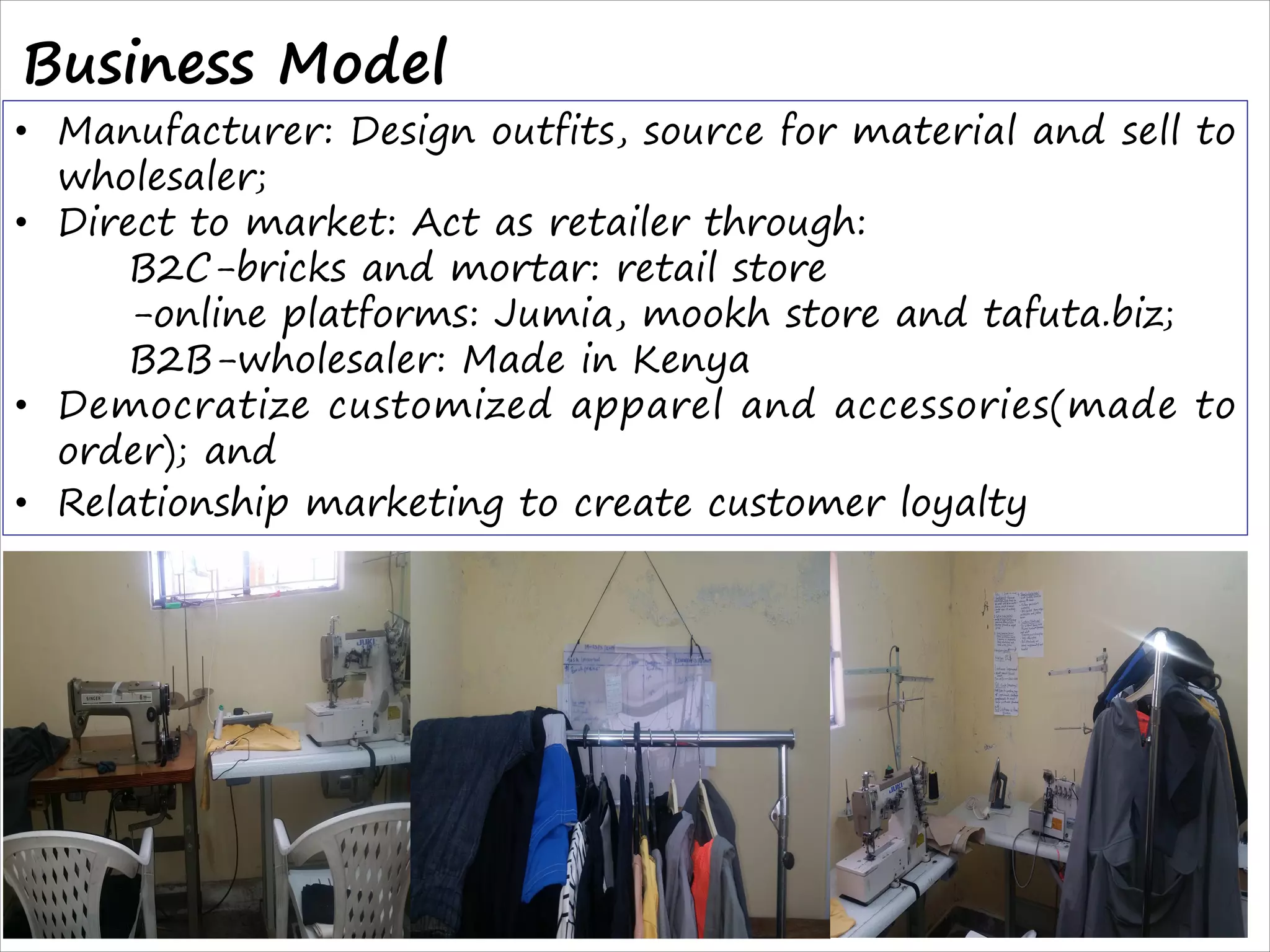 Bongosawa Clothing Kenya presentation | PDF