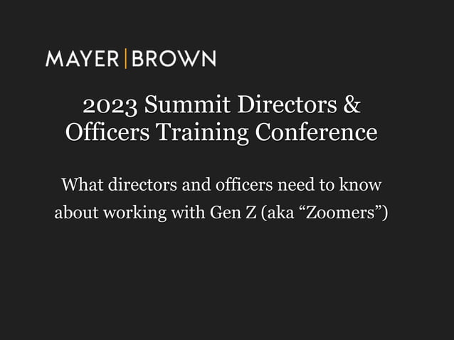 Bonham_Working with Gen Z for Summit Conference 2023 M Bonham(759344738 ...