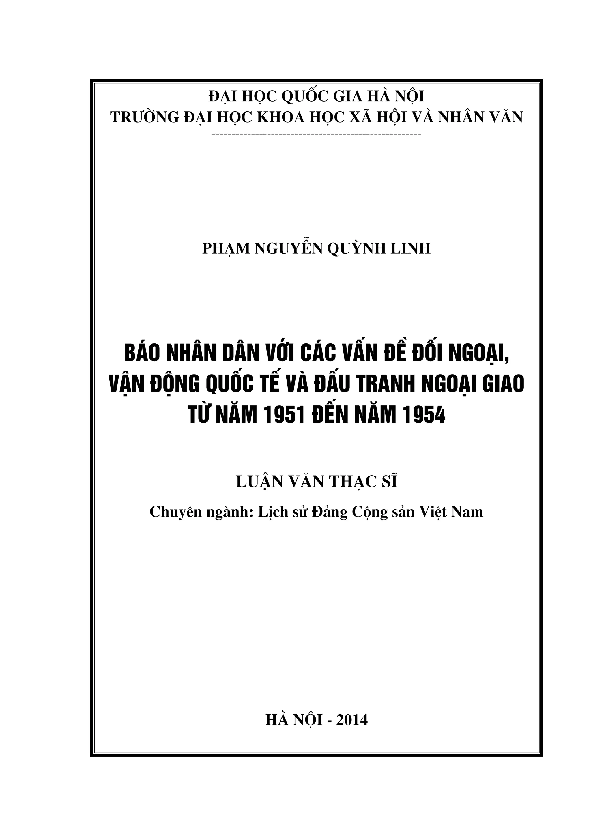 Báo Nhân Dân với các vấn đề đối ngoại, vận động quốc tế và đấu tranh ...