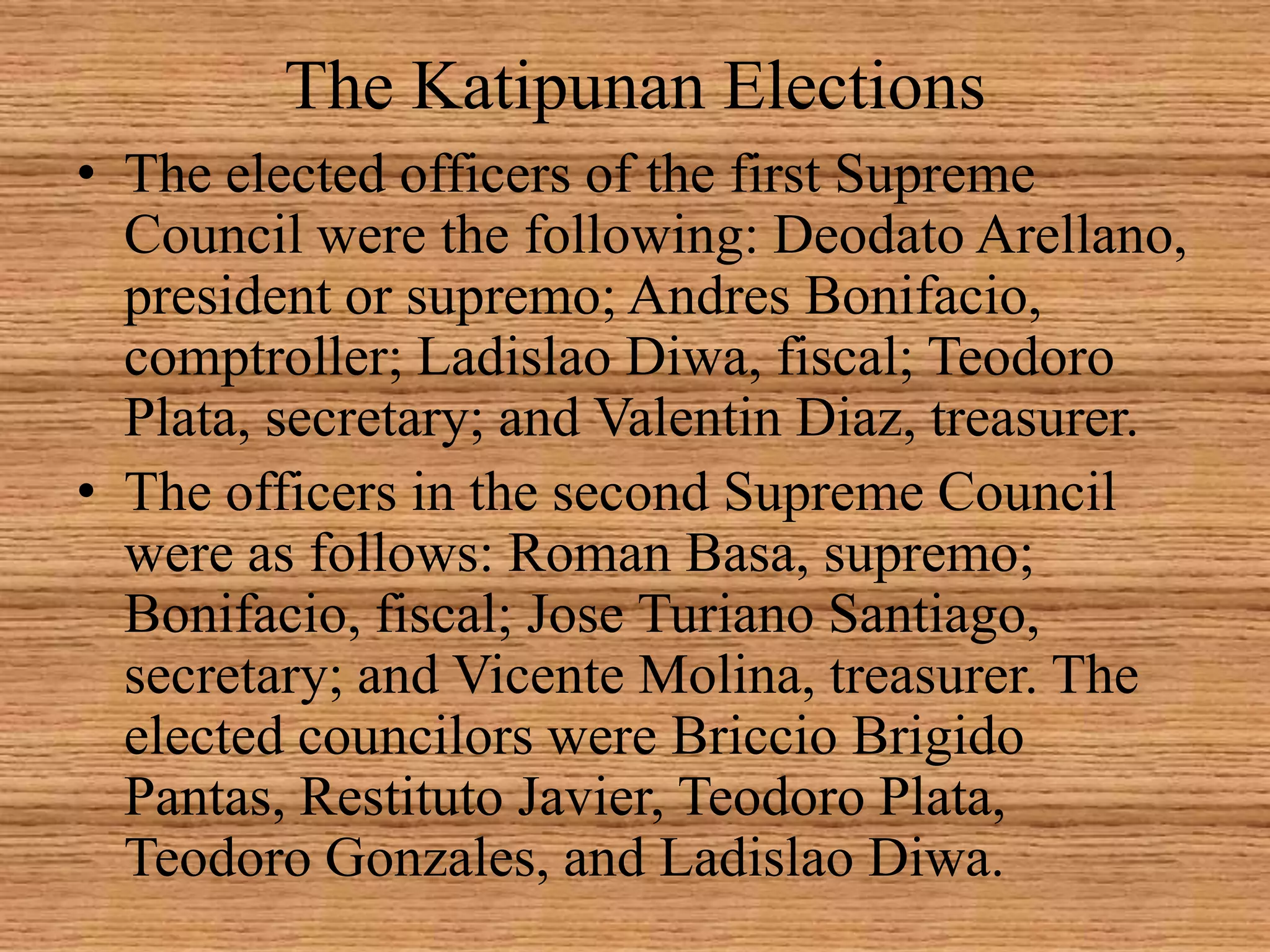 Bonifacio and the katipunan | PPTX