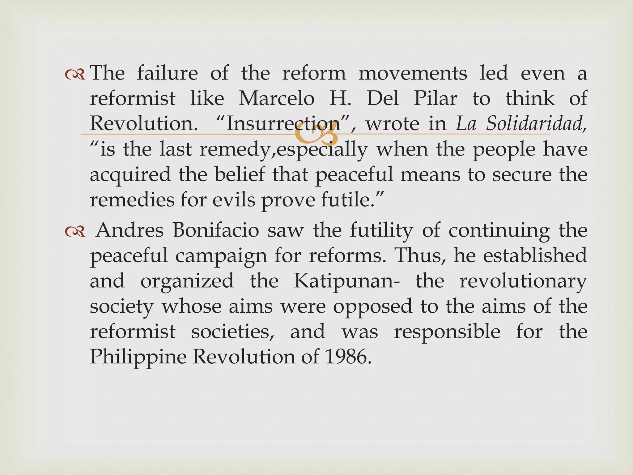 Bonifacio and the katipunan | PPTX