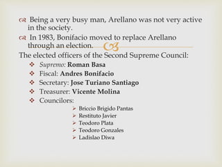 Bonifacio and the katipunan | PPTX