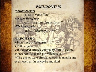 BONIFACIO_KATIPUNAN. SOCSCI. Presentation | PDF