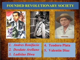 BONIFACIO_KATIPUNAN. SOCSCI. Presentation | PDF