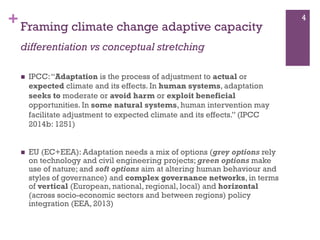 Bonifazi gazzola building climate change adaptive capacity in spatial planning | PPT