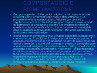 Bonifica di una discarica | PPT