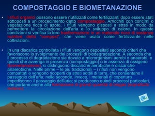 Bonifica di una discarica | PPT