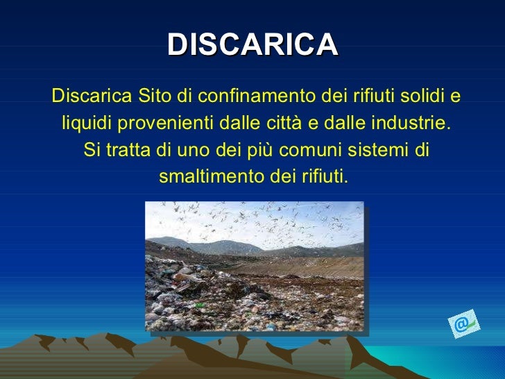 Bonifica di una discarica