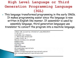 introduction to programming | PPTX | Programming Languages | Computing