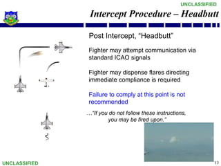 NORAD Intercept Operations, TFRs and You | PPT