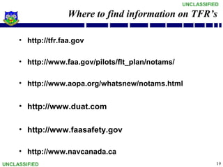 NORAD Intercept Operations, TFRs and You | PPT