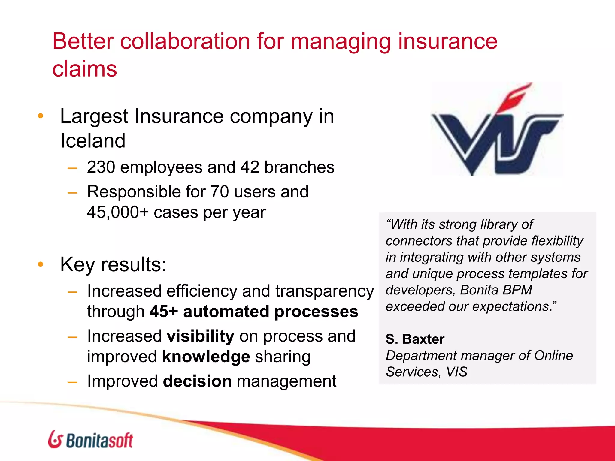 Bonitasoft - Process Efficiency World Tour 2013 - London | PDF