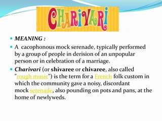 charivari | PPTX