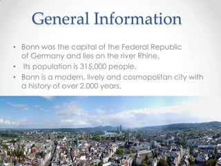 Bonn city Germany | PPTX