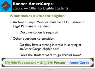 Bonner ameri corps 7 28-10 | KEY