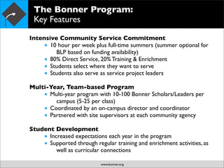 Bonner Goal and Strategies | PPT