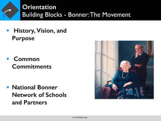 Bonner Orientation Planning Guide | PDF