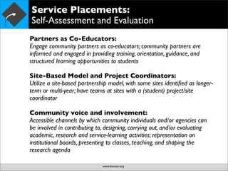 Bonner Strategic Community Partnerships | PPT