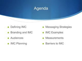An Overview of Integrated Marketing Communications (IMC) | PPT