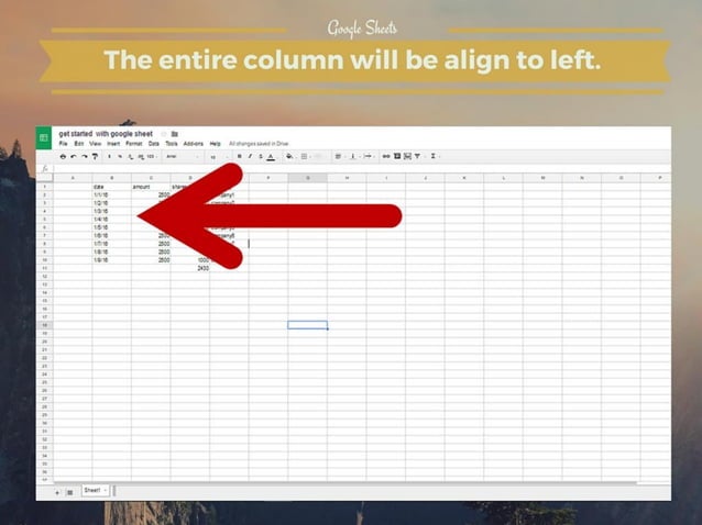 How to use Google Sheets | PPT