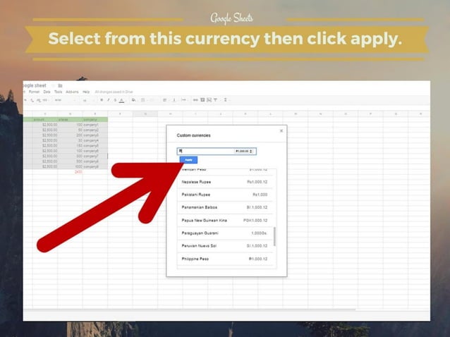 How to use Google Sheets | PPT