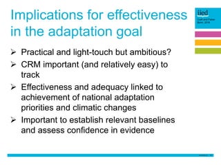Measuring an adaptation goal: effectiveness and adequacy | PDF | Science