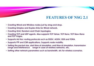 Bonn motion, traffic generation and nam | PPT