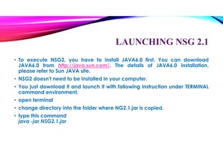 Bonn motion, traffic generation and nam | PPT