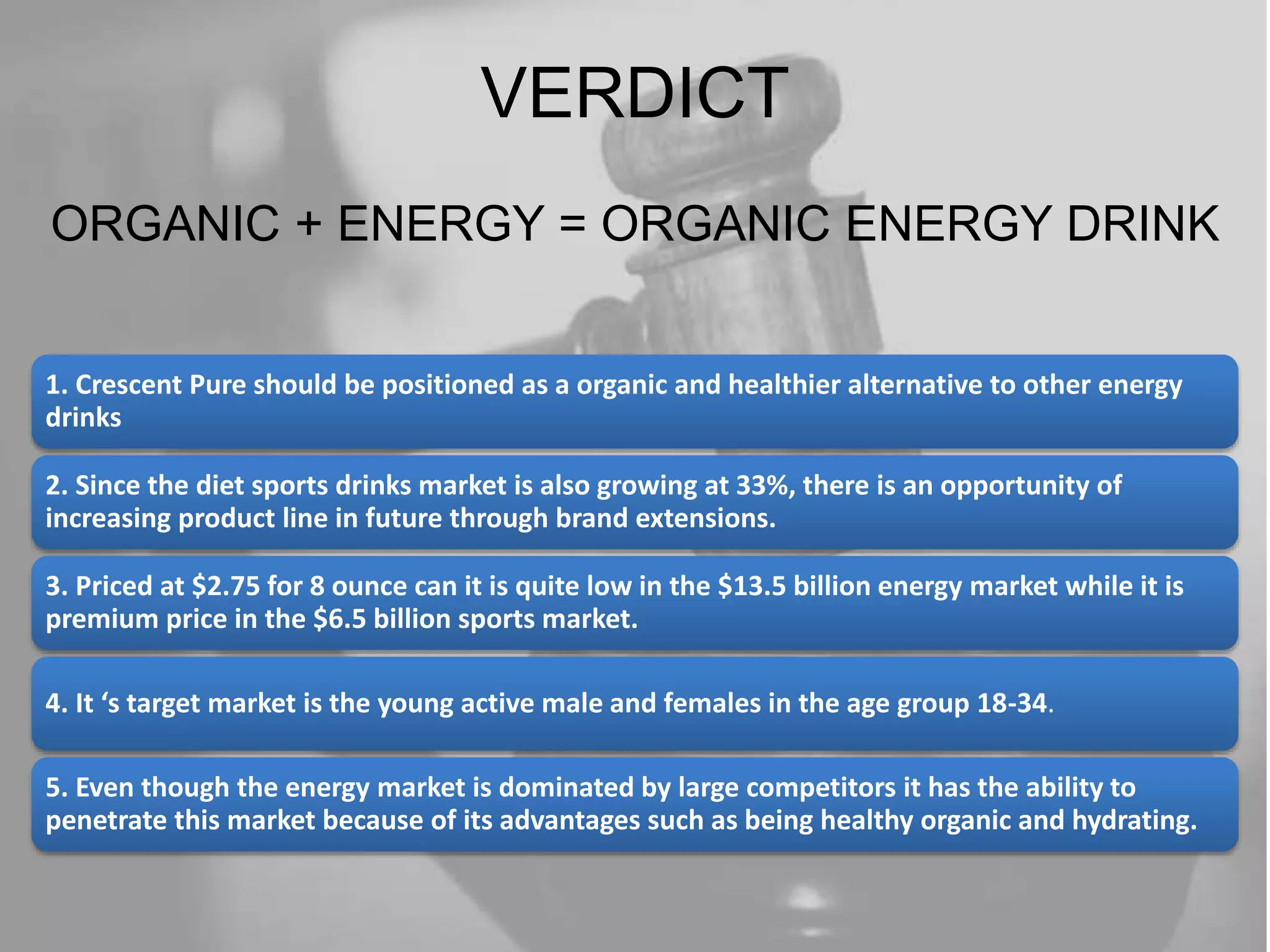 Crescent Pure- Harvard case study | PPTX | Healthy Cooking and Eating ...