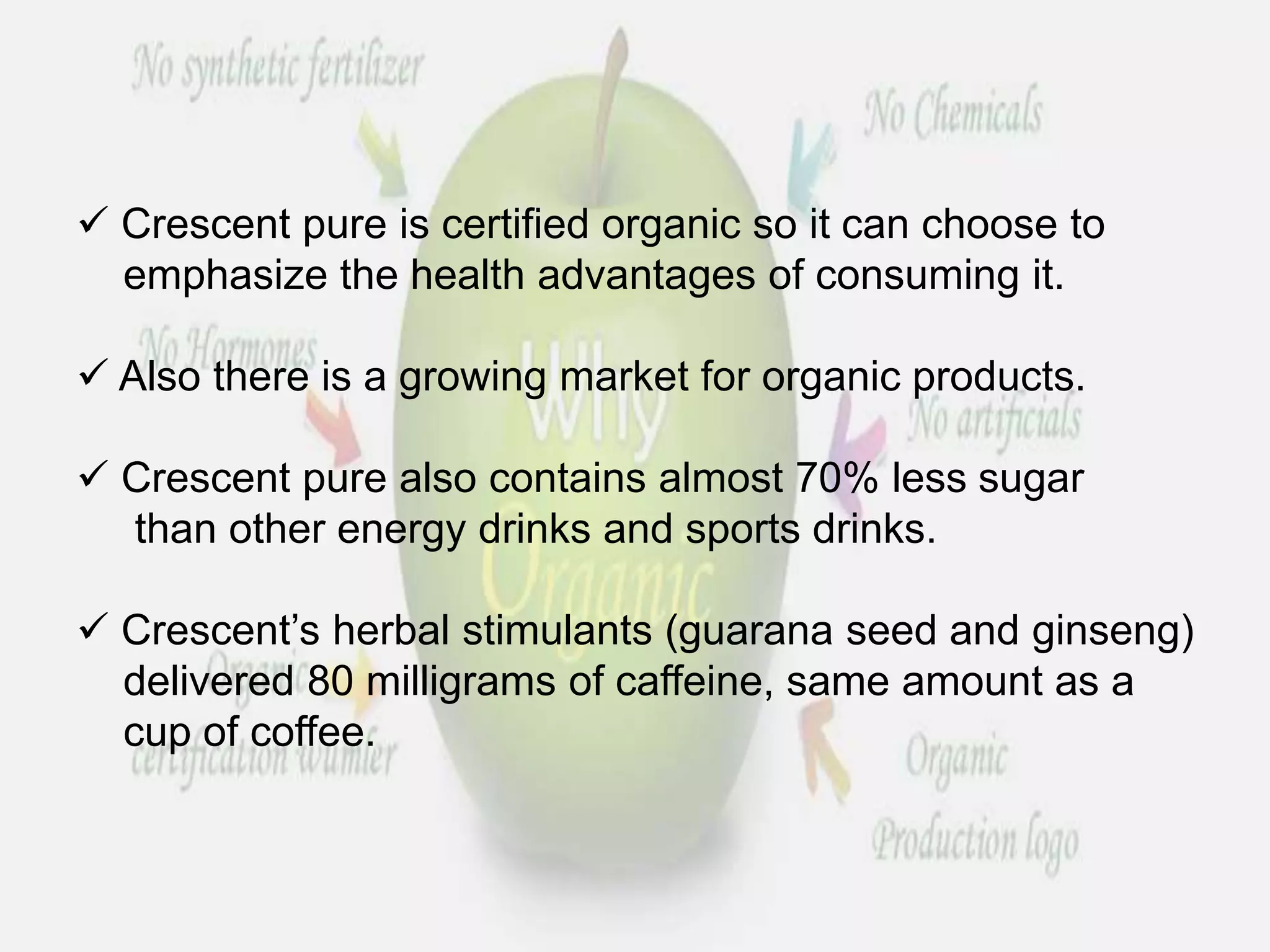 Crescent Pure- Harvard case study | PPTX | Healthy Cooking and Eating ...