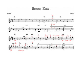 Bonny Kate - traditional tune for melodeon | PPT