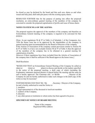 Bonus issue checklist | DOC