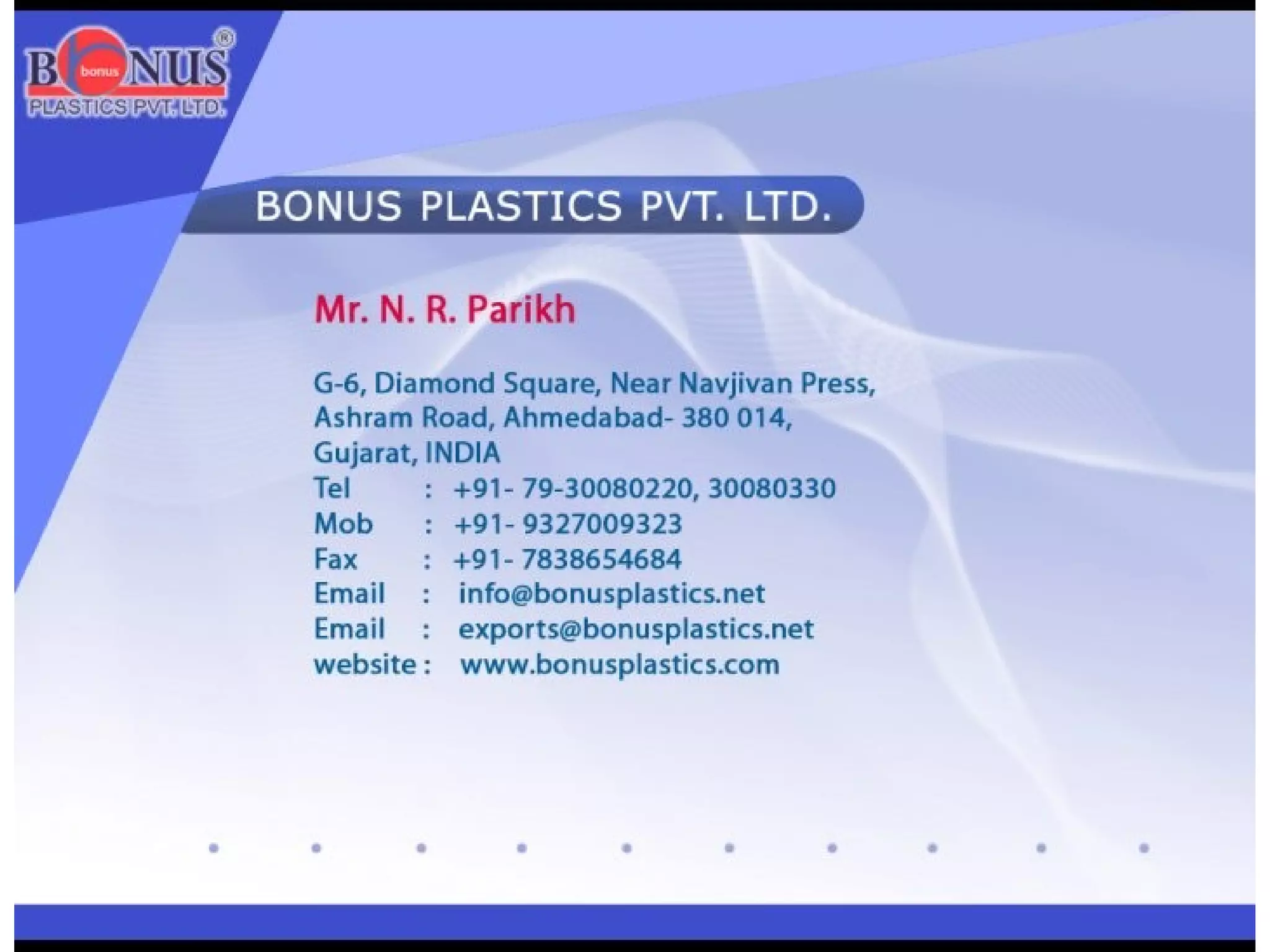 Bonus plastics presentation | PPT