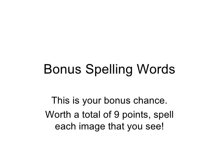 bonus-spelling-words