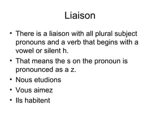 Bonvl1 Ch 3 Regular Verbs | PPT