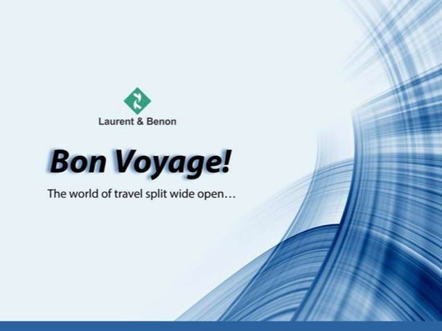 Bon voyage! | PPTX