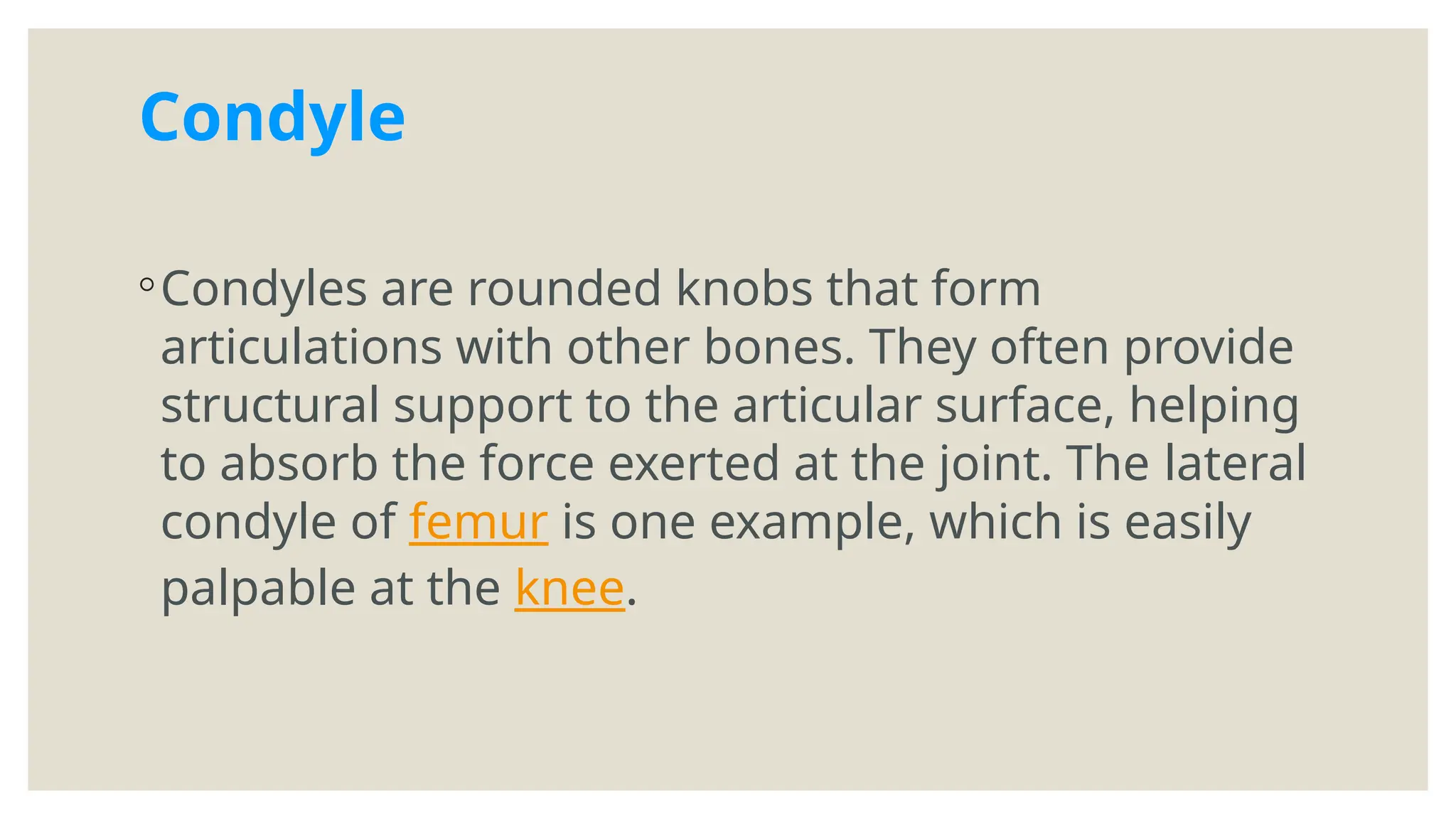 BONY LANDMARKS Terminology of anatomy physiology | PPTX