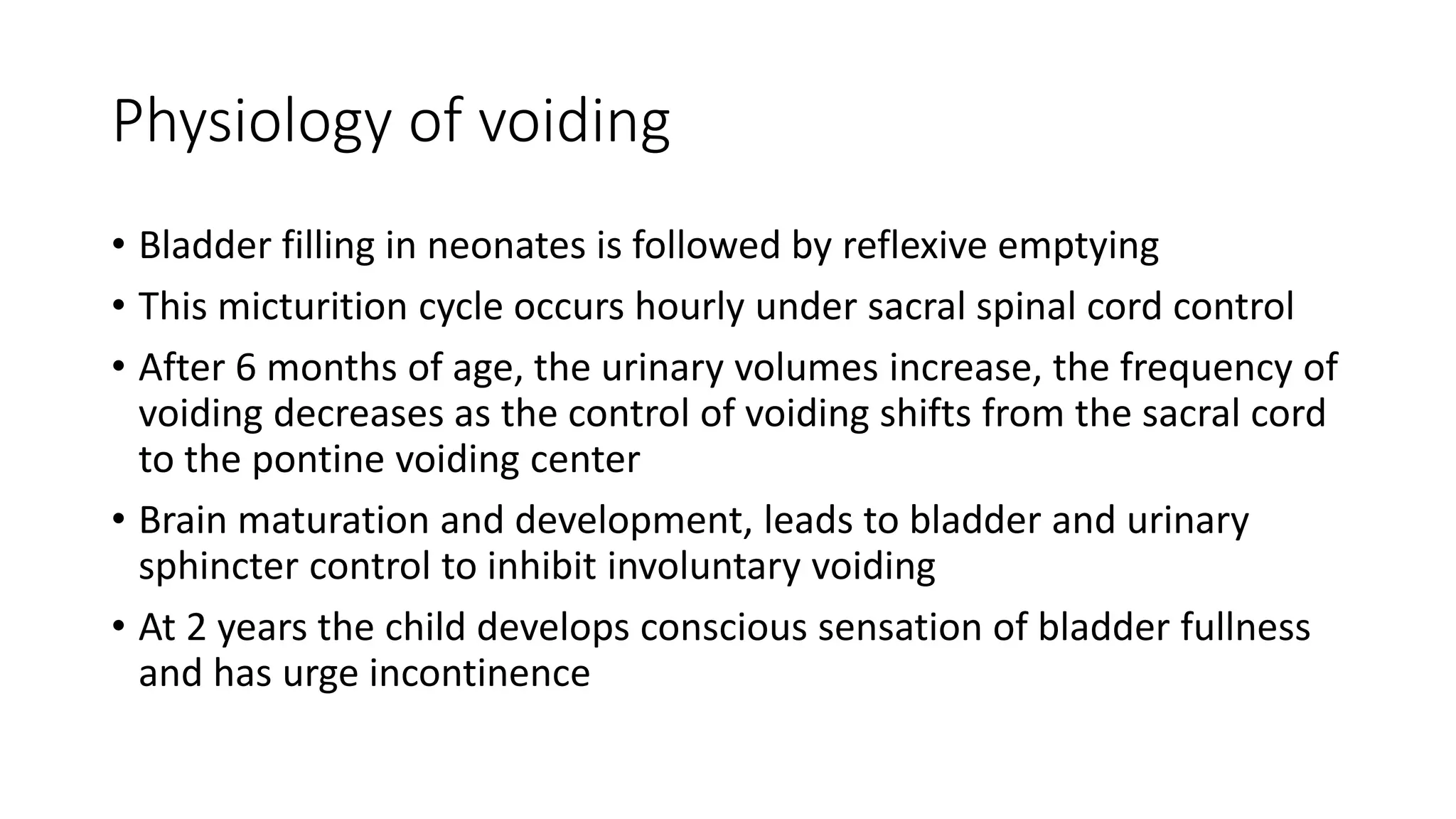 Bladder outlet obstruction in children | PPTX