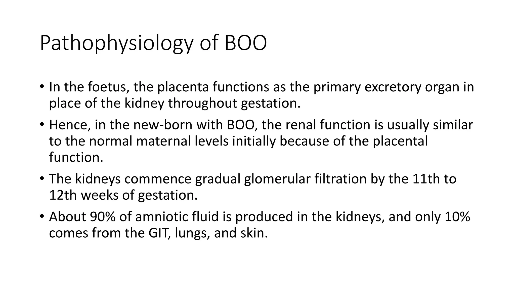 Bladder outlet obstruction in children | PPTX