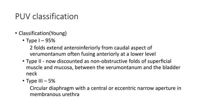 Bladder outlet obstruction in children | PPTX