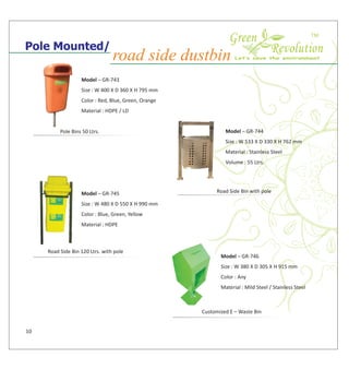 Green Revolution | Wheelie Bins | Dustbins | Garbage Bins | PDF