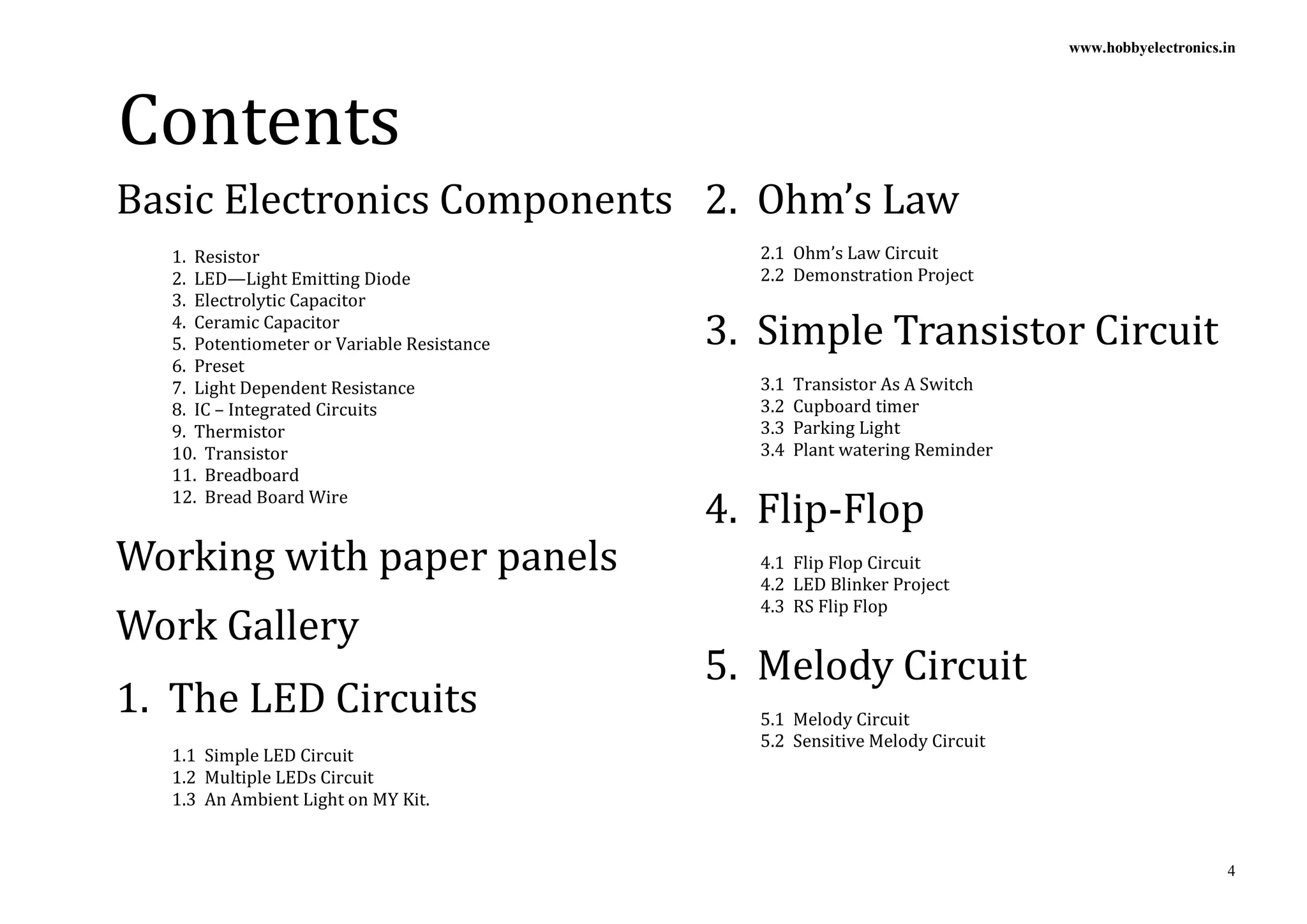 Electronics Project Book | PDF