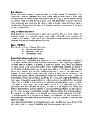 A GUIDE TO STATISTICAL REPORT WRITING | PDF