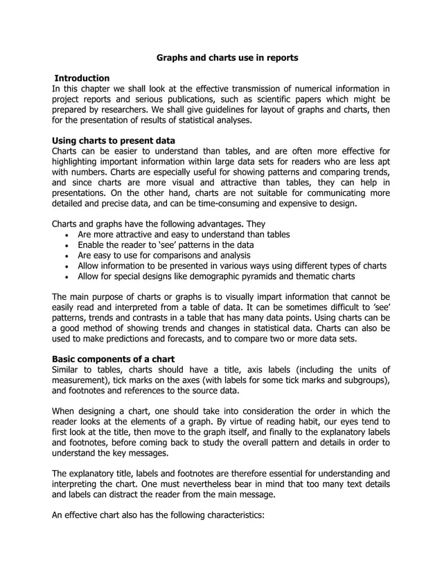 A GUIDE TO STATISTICAL REPORT WRITING | PDF