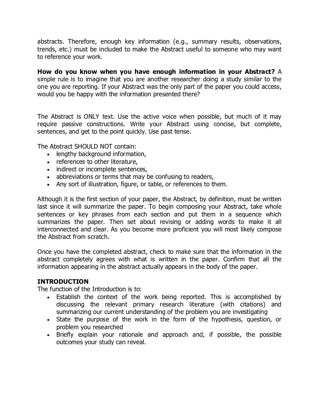 A GUIDE TO STATISTICAL REPORT WRITING