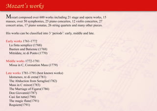 Mozart Biography | PPT