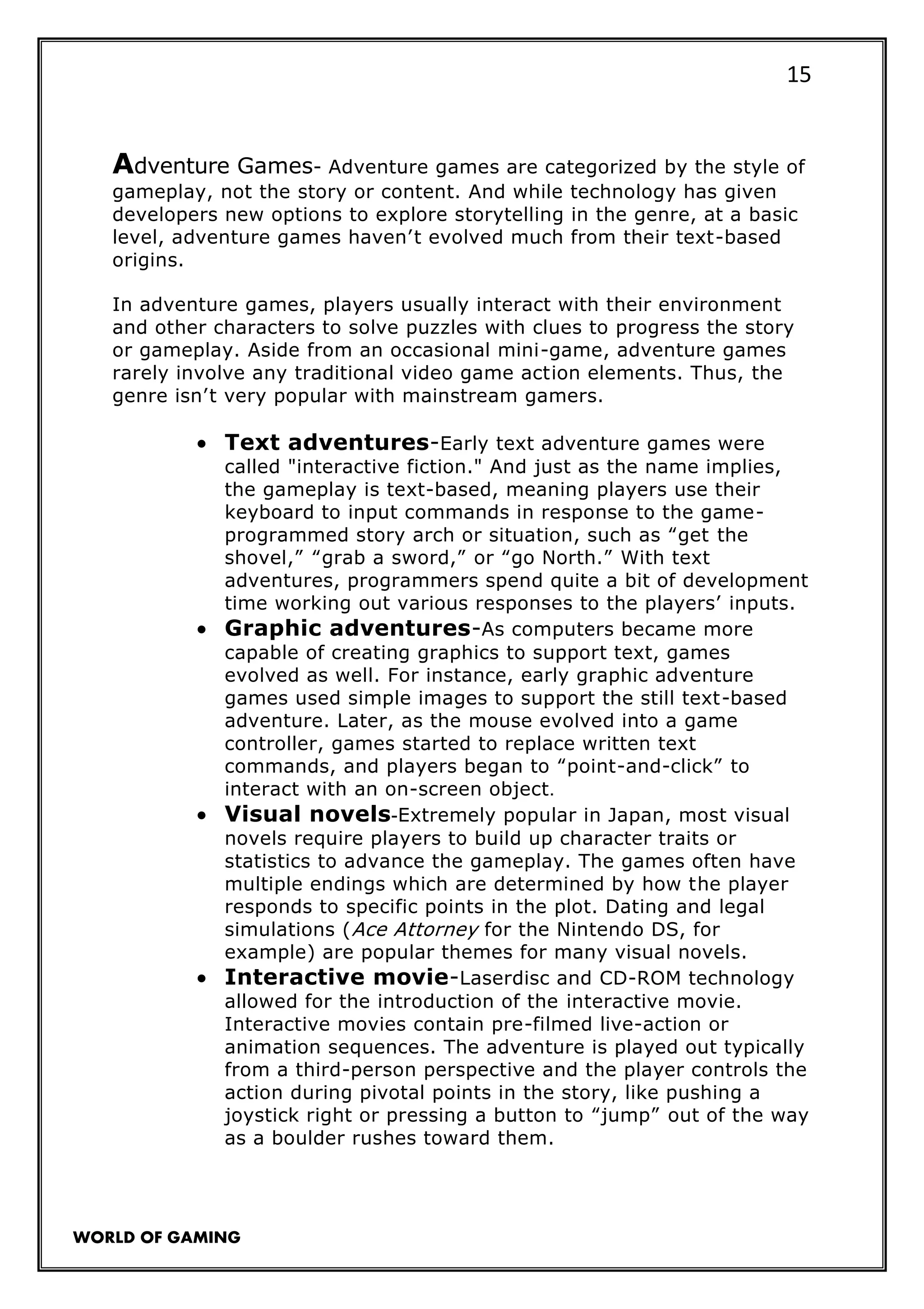 World of GAMING- The Architectural Thesis | PDF